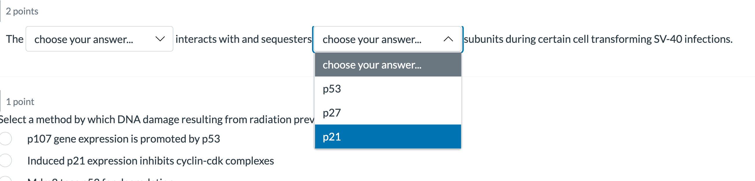 Solved The interacts with and sequesters subunits during | Chegg.com