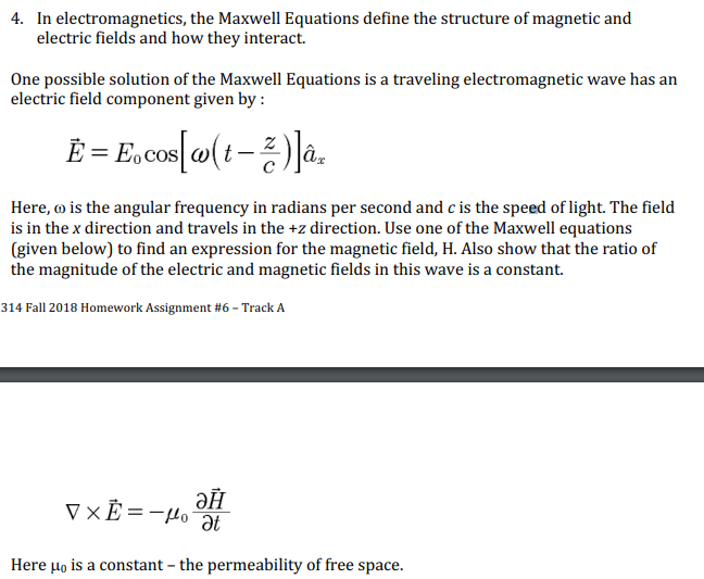 Solved In electromagnetics, the Maxwell Equations define the | Chegg.com