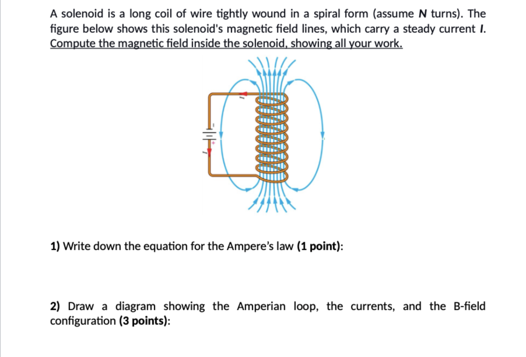 Solved 4) Compute the total current punching trough the | Chegg.com