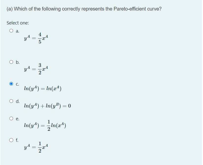 Solved (a) Which of the following correctly represents the | Chegg.com