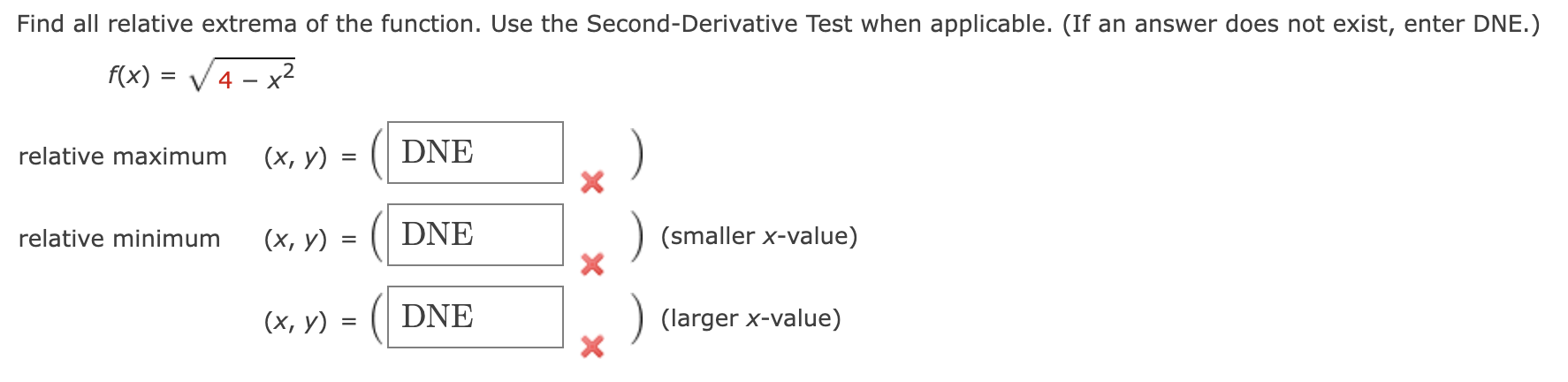 Solved Find all relative extrema of the function. Use the | Chegg.com