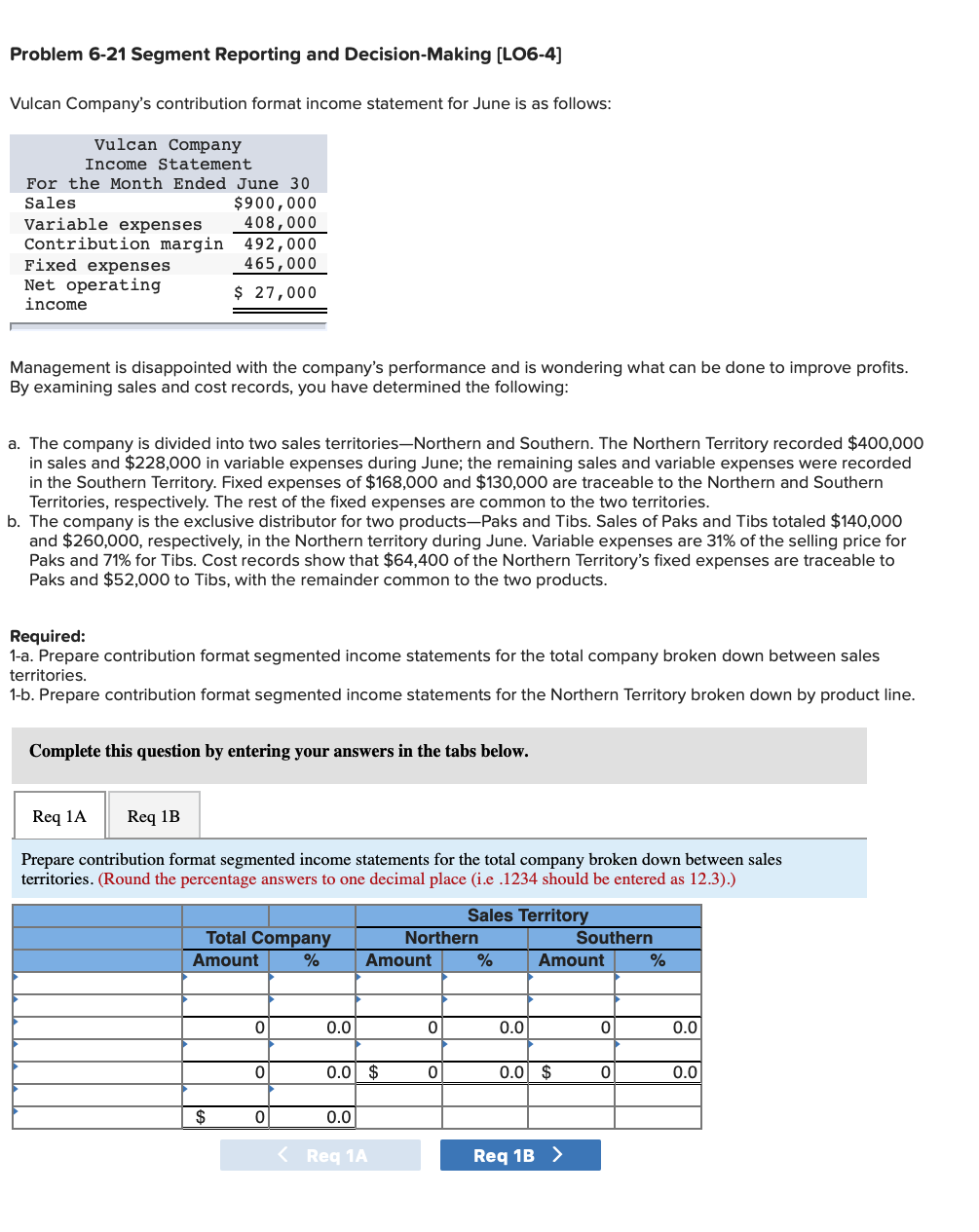 Solved Problem 6-21 Segment Reporting and Decision-Making | Chegg.com