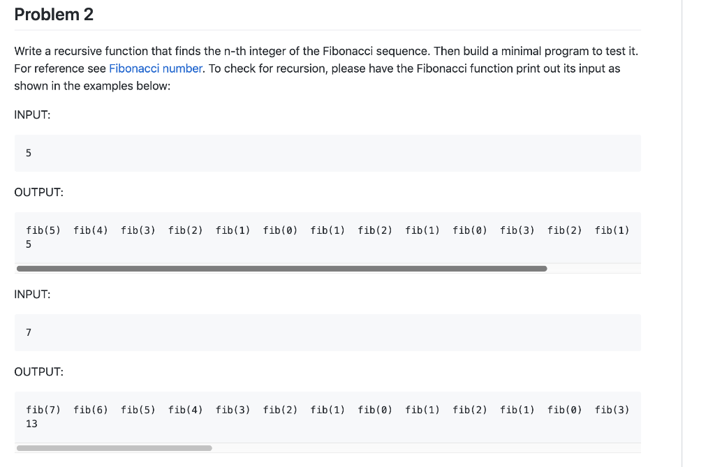 Solved Problem 2 Write a recursive function that finds the | Chegg.com