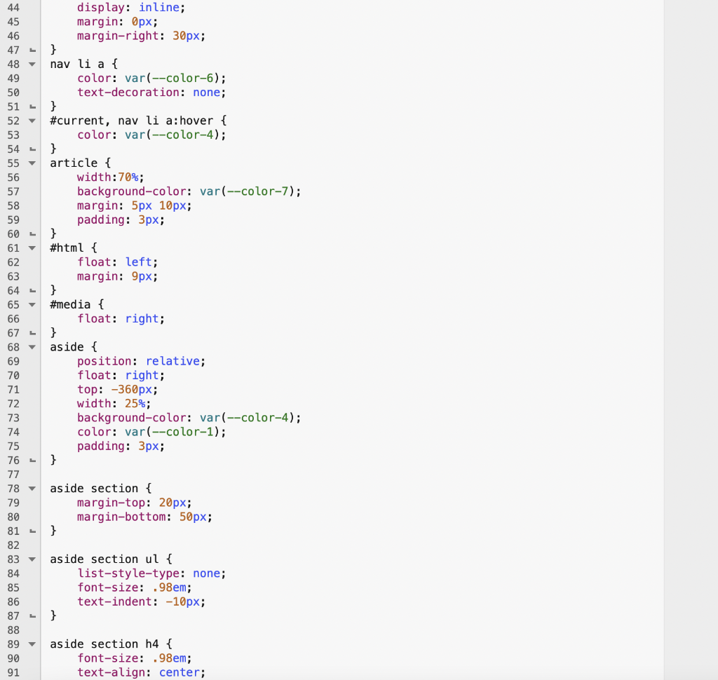 Exercise 6: HTML5 Tags and Responsive Layouts In this | Chegg.com