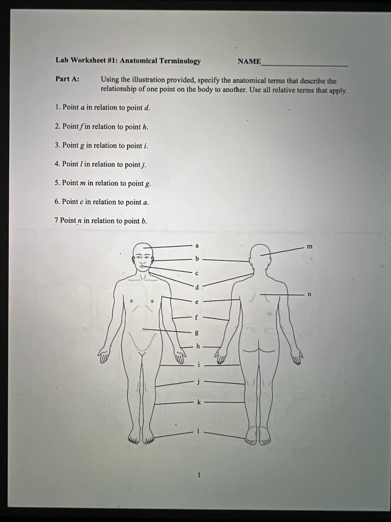 Solved Part A: Using the illustration provided, specify the | Chegg.com