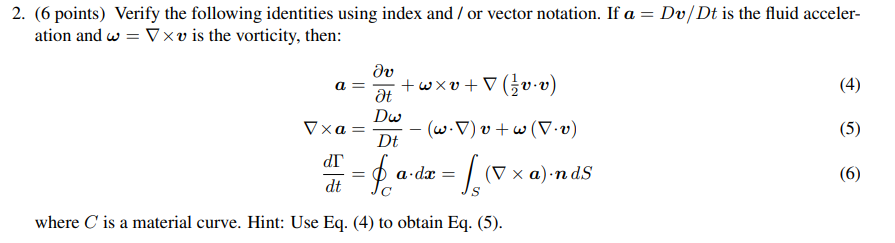 Solved 2. (6 points) Verify the following identities using | Chegg.com