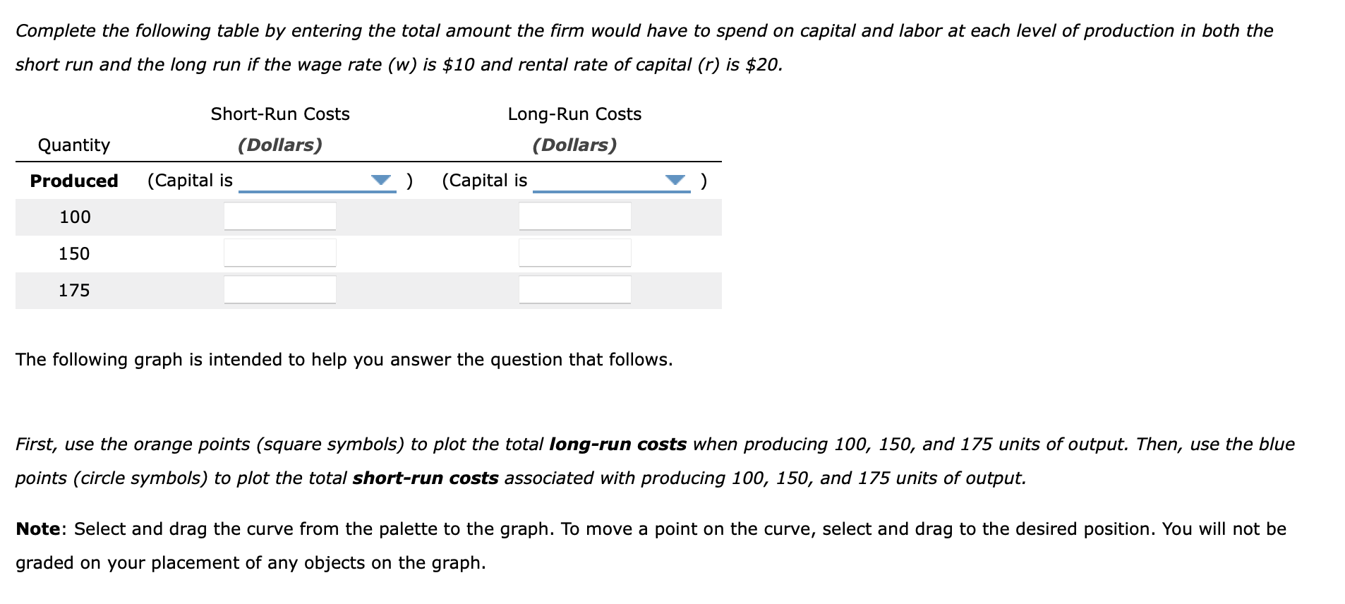 Solved 5. Short-run versus long-run costs and expenditures | Chegg.com