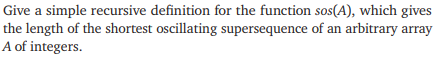 Solved Give a simple recursive definition for the function | Chegg.com
