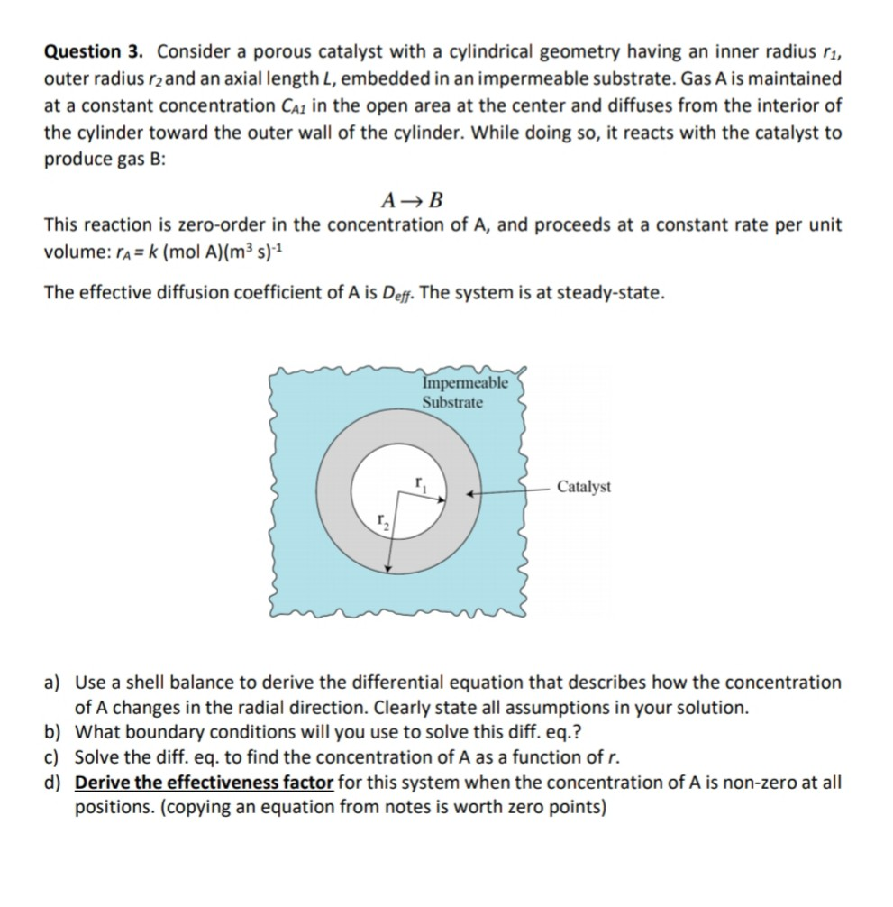 Solved Question 3 Consider A Porous Catalyst With A Chegg solved-question-3-consider-a-porous-catalyst-with-a-chegg