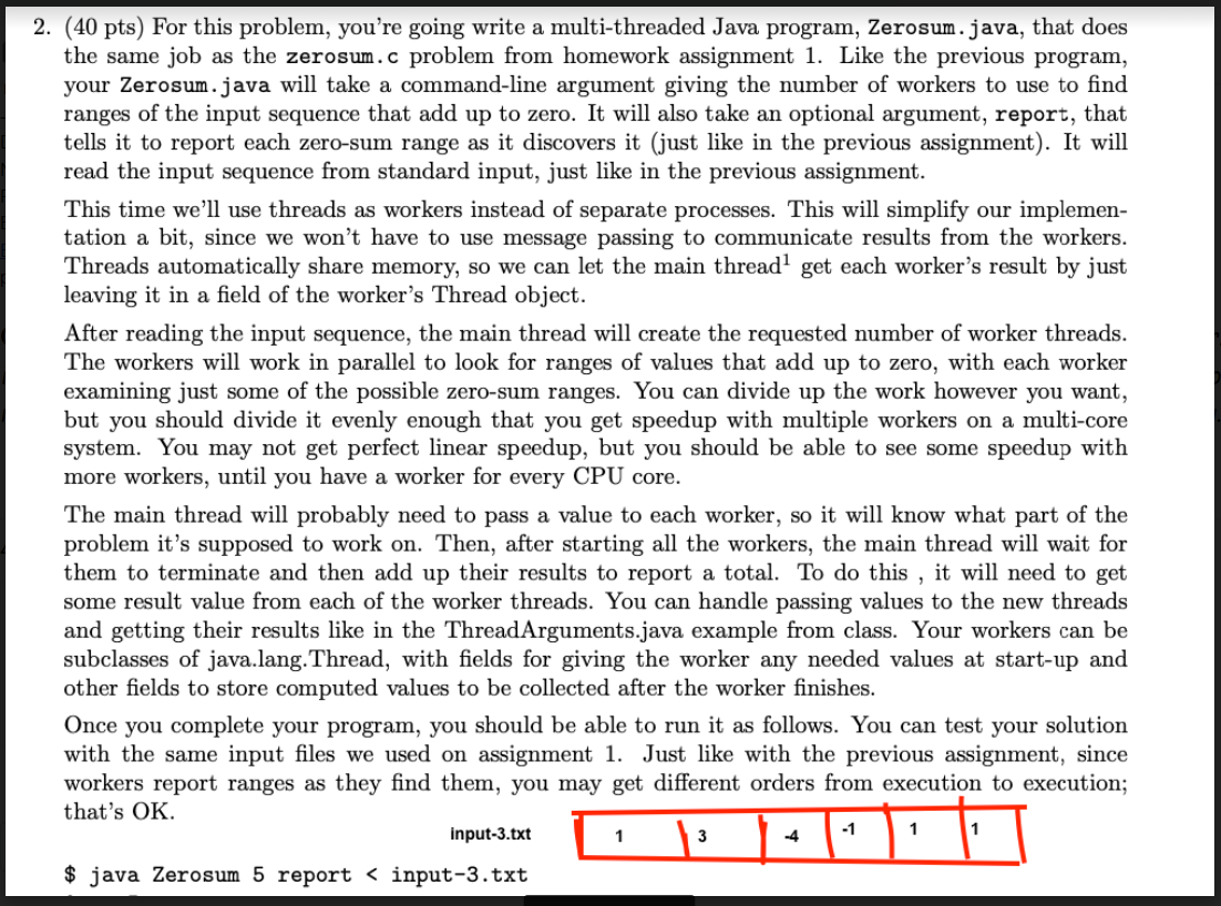 2. (40 pts) For this problem, you're going write a | Chegg.com