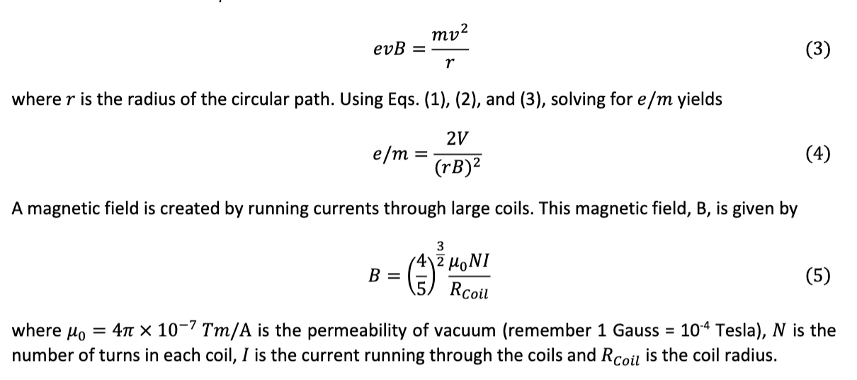 Solved evB=rmv2 where r is the radius of the circular path. | Chegg.com Solved evB=rmv2 where r is the radius of the circular path. | Chegg.com