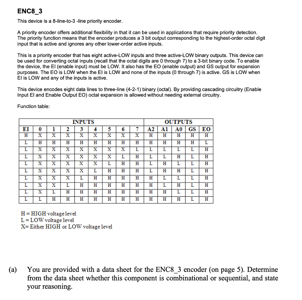 Solved ENC8_3 This device is a 8-line-to-3 -line priority | Chegg.com