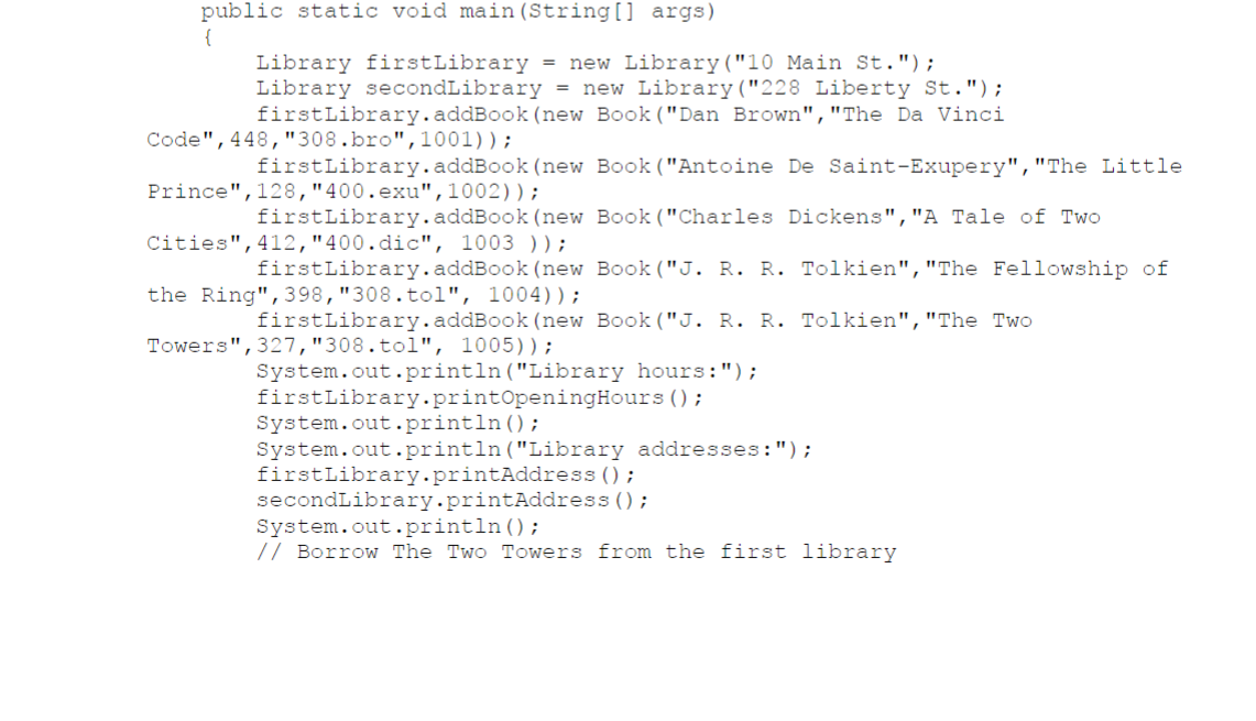 Solved Part A Below is the outline for a Book class. The | Chegg.com