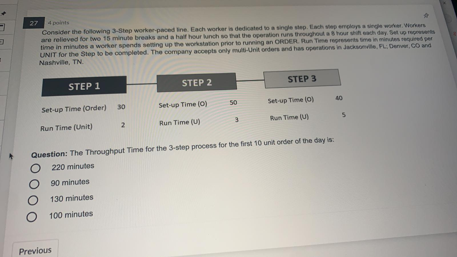 Solved 27 4 points Consider the following 3-Step | Chegg.com