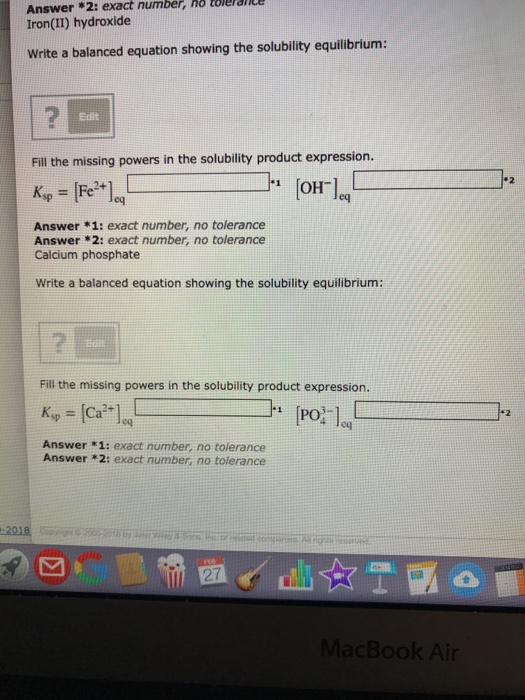 Solved For the following salts, write a balanced equation | Chegg.com