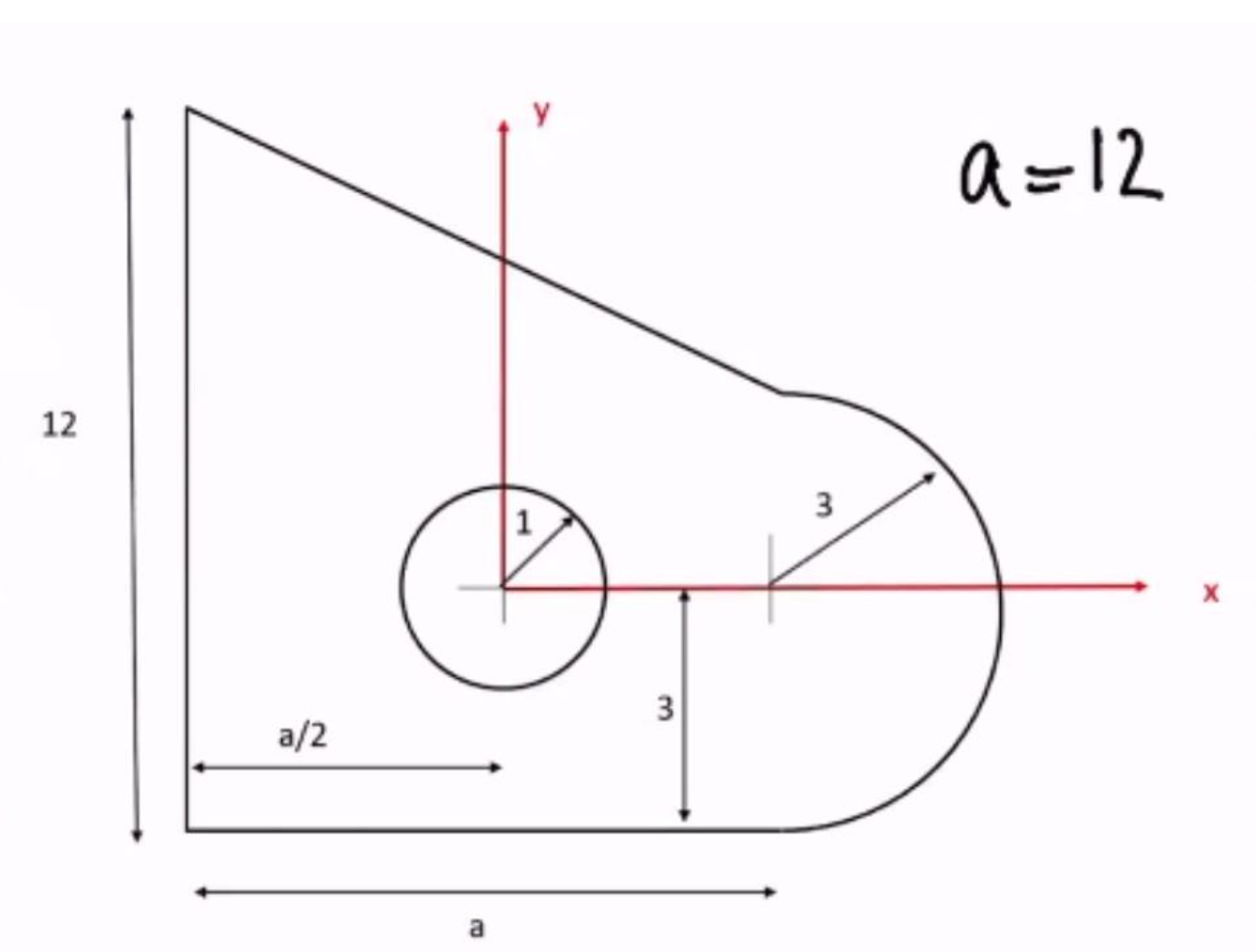 Solved 1) Find the Centroid 2) Find Ix and Iy | Chegg.com