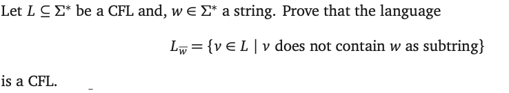 Solved Let L C2* be a CFL and, we {* a string. Prove that | Chegg.com