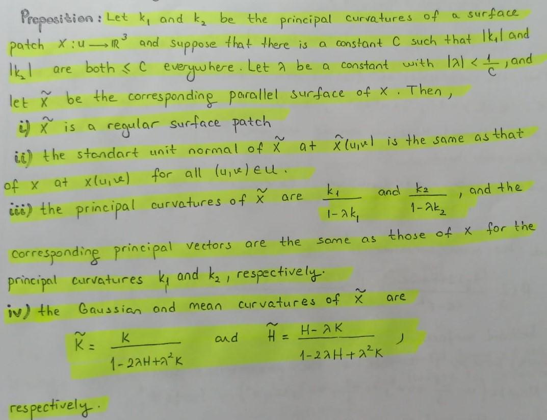 Solved ELEMENTARY DIFFERENTIAL GEOMETRY Please prove that | Chegg.com