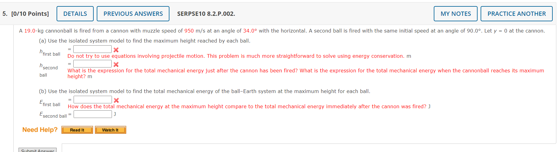 Solved (a) ﻿Use the isolated system model to find the | Chegg.com