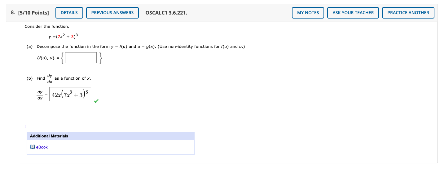 Solved 8. [5/10 Points] DETAILS PREVIOUS ANSWERS OSCALC1 | Chegg.com
