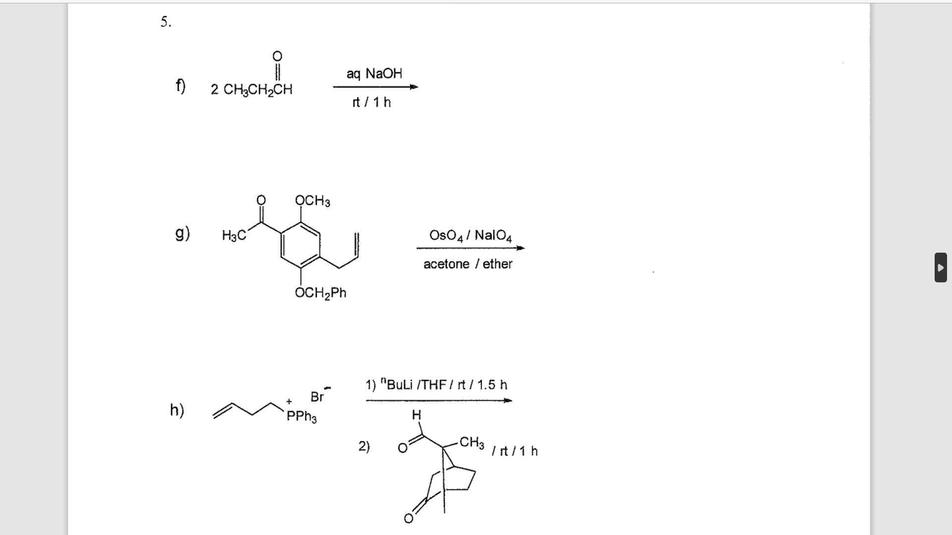 Solved Hi, could you please help me find the rxn mechanisms | Chegg.com