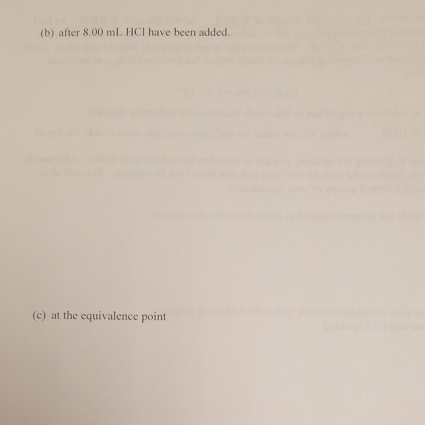 Solved A student titrates 20.0 mL sample of 0.333 M NaOBr | Chegg.com