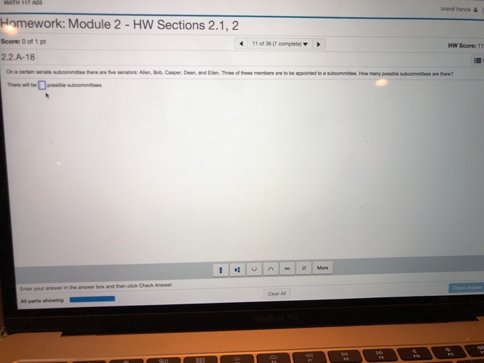 Solved Brandi Franclsand Homework Module 2 Hw Sections 2 1