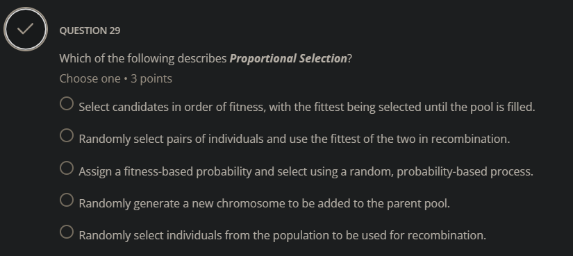 Solved QUESTION 29 Which of the following describes | Chegg.com