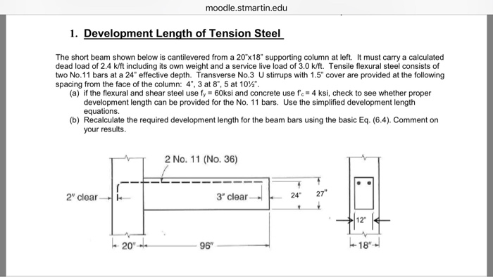 Solved The short beam shown below is cantilevered from a 20" | Chegg.com