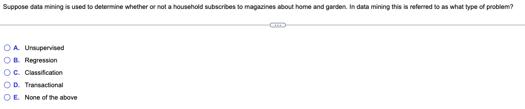 Solved Suppose data mining is used to determine whether or | Chegg.com