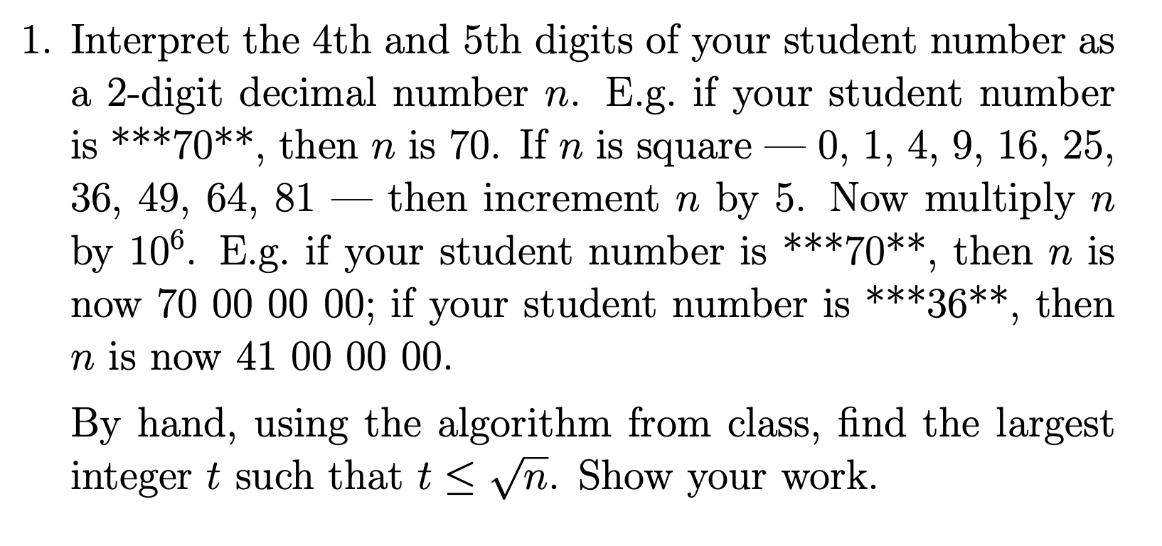 Solved Interpret the 4th and 5 th digits of your student | Chegg.com