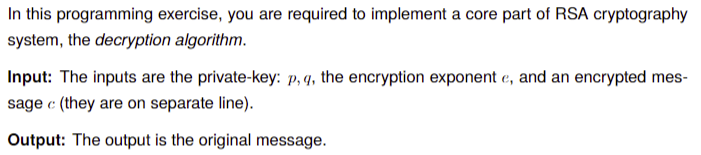 Solved In this programming exercise, you are required to | Chegg.com