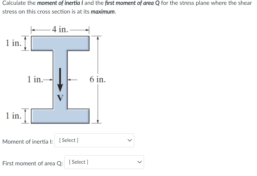 Solved Calculate the moment of inertial and the first moment | Chegg.com
