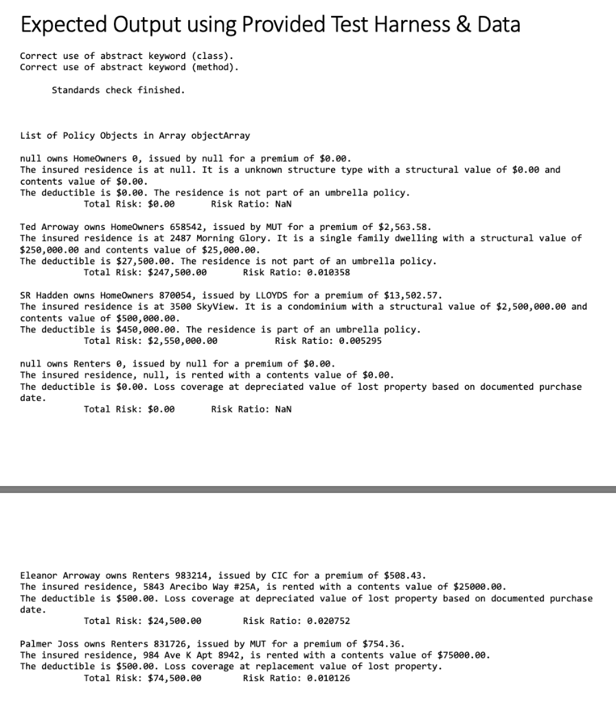 Solved Programming Assignment 02 Superclasses, subclasses, | Chegg.com
