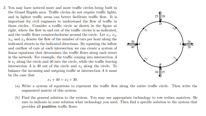 Solved You may have noticed more and more traffic circles | Chegg.com