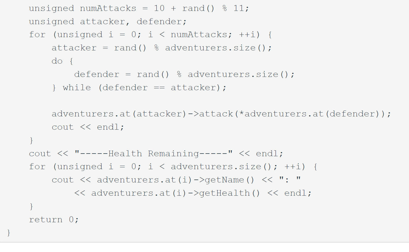 Solved Please provide a response in C++.The base Character | Chegg.com