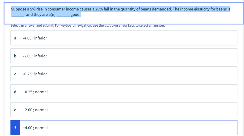 Solved Suppose A 5 Rise In Consumer Income Causes A 20 Chegg