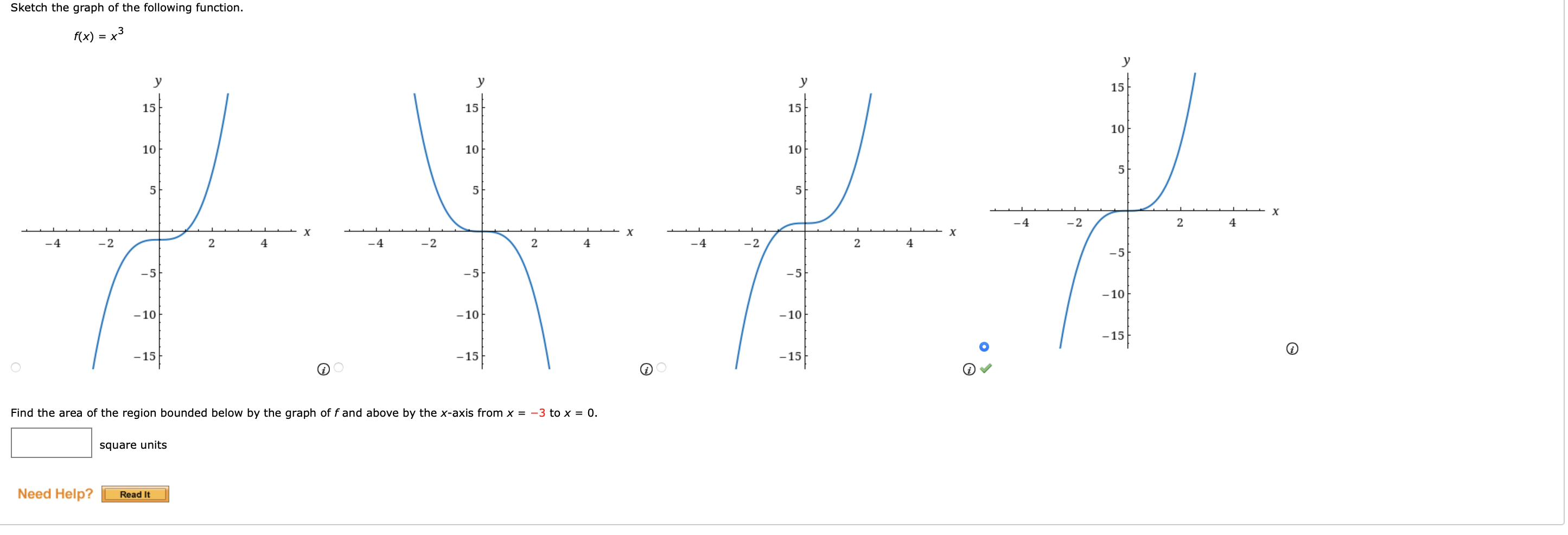 Solved Sketch The Graph Of The Following Function F X X3