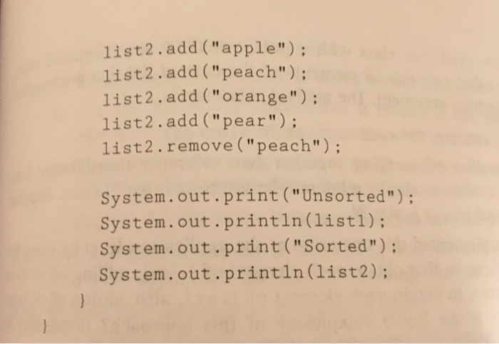 Solved 48. Show the output of the following program: import | Chegg.com