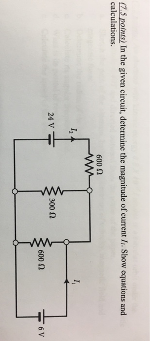 Solved In the given circuit, determine the magnitude of | Chegg.com