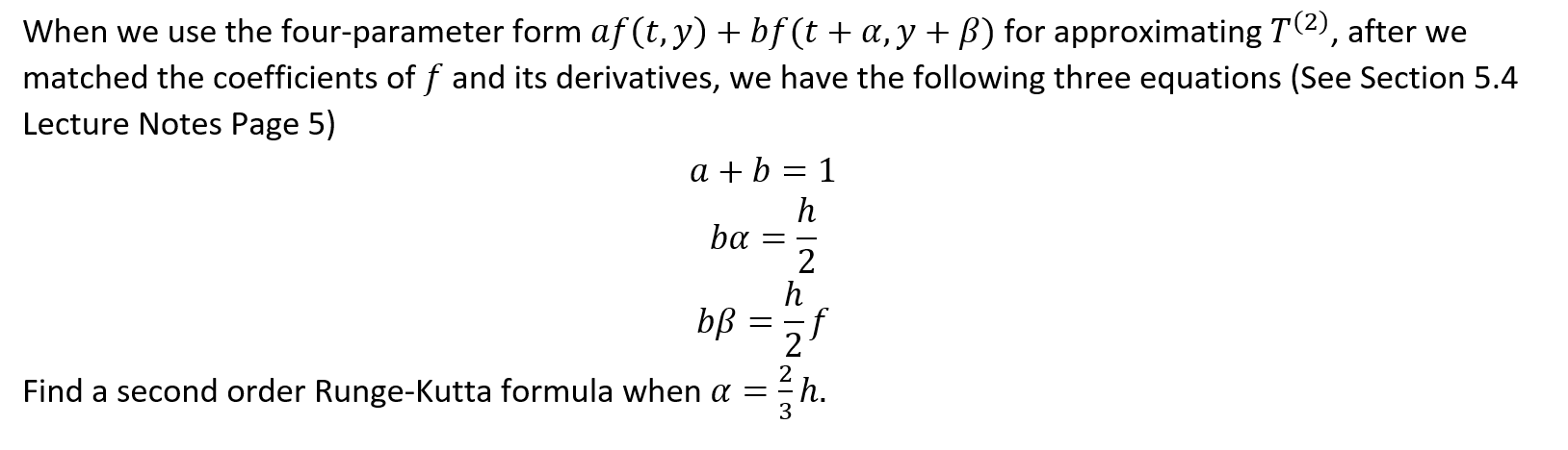 Solved When we use the four-parameter form | Chegg.com