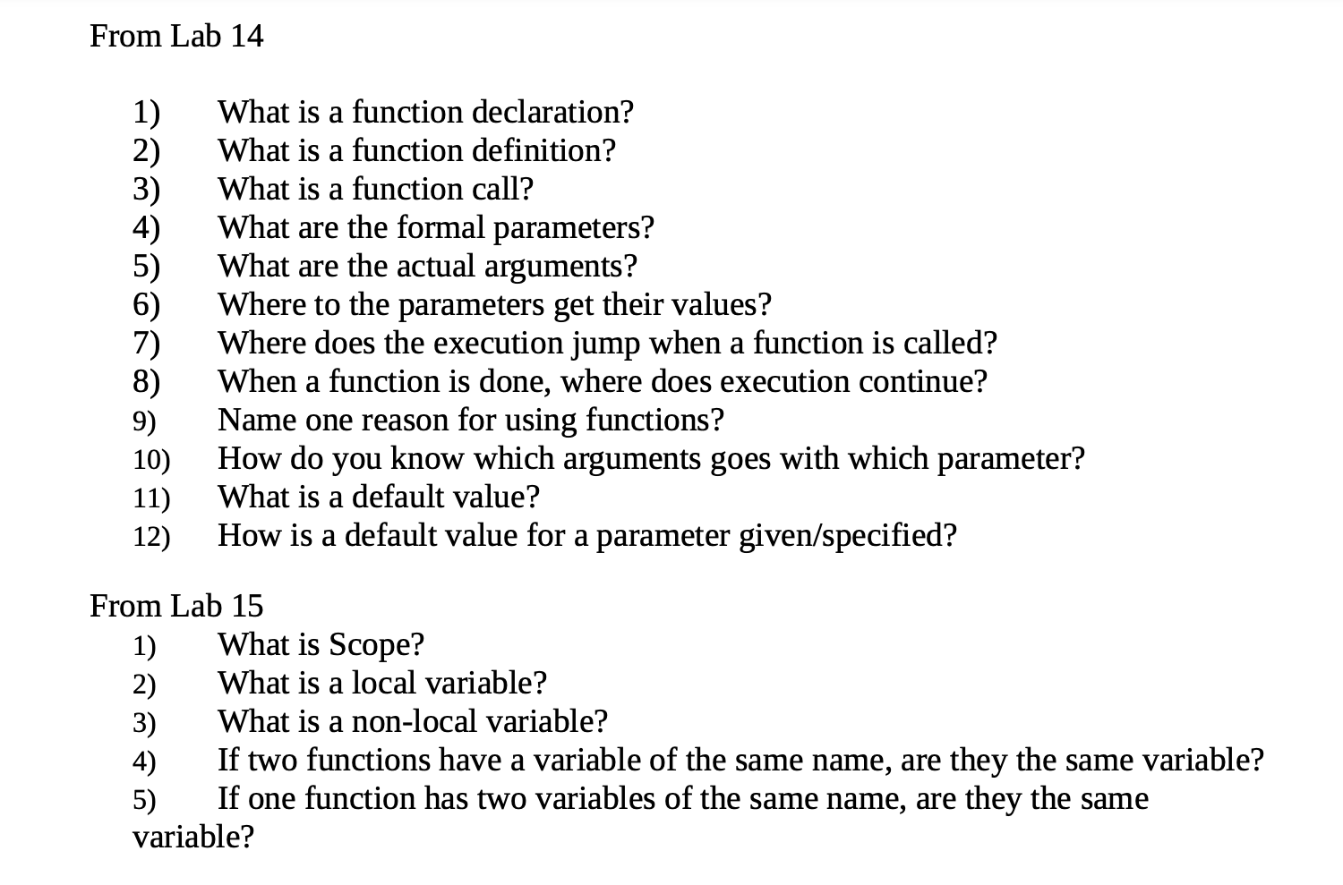 Solved From Lab 14 1 2 3 4 5 6 7 8 9 10 11 12 