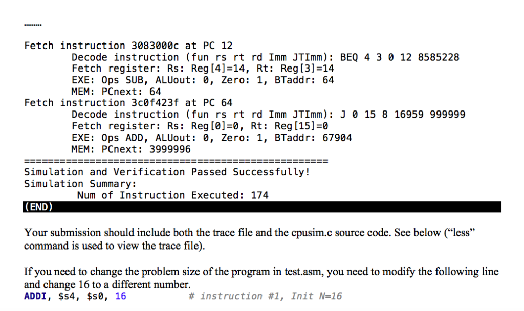 A Cpu Simulator In This Project You Will Write A
