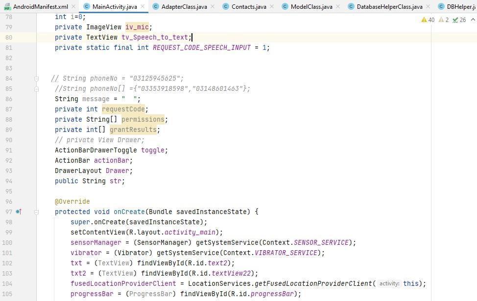 Solved ModelClass.java DatabaseHelperClass.java DBHelper.ji | Chegg.com
