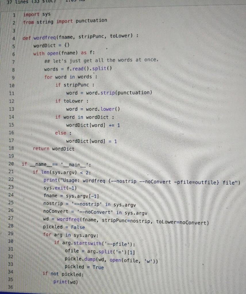 Solved Part 3 (20 points): Word frequencies. One of the | Chegg.com