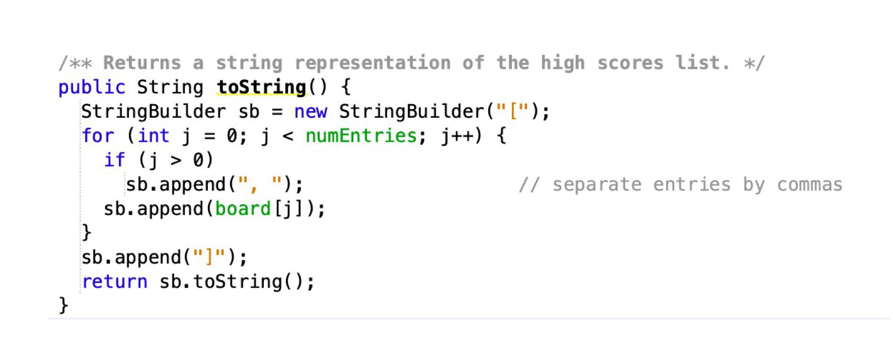 Solved public class GameEntry { private String name; // name | Chegg.com