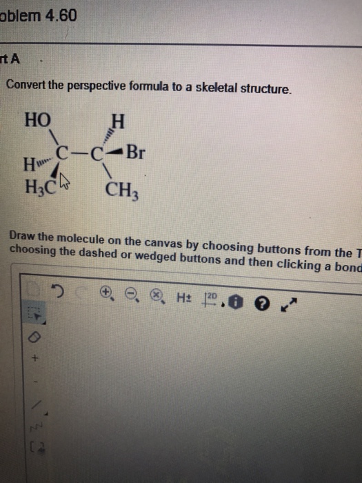 Solved Convert the perspective formula to a skeletal | Chegg.com
