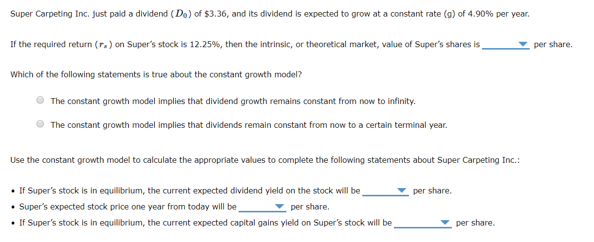 Solved 1st drop down options: $47.89, $28.77, $45.71, | Chegg.com
