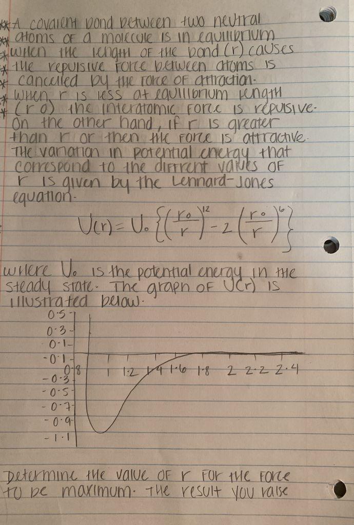 * *A covalent bond between two neviral ** Choms of a | Chegg.com