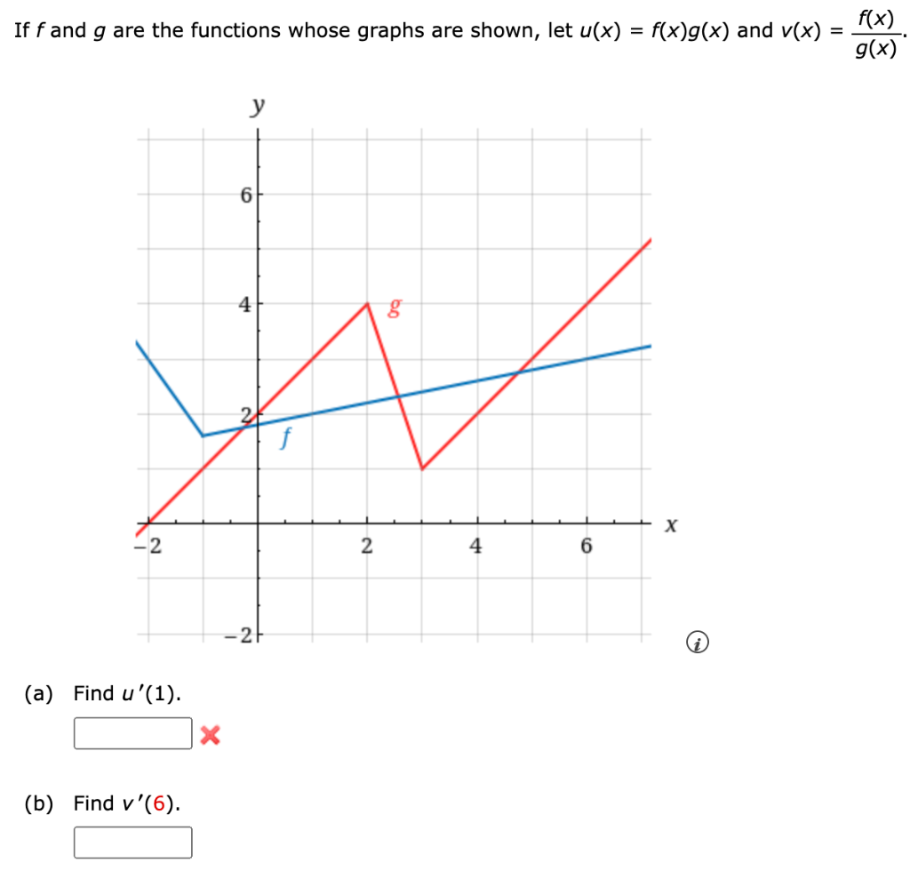 Solved If f and g are the functions whose graphs are shown, | Chegg.com